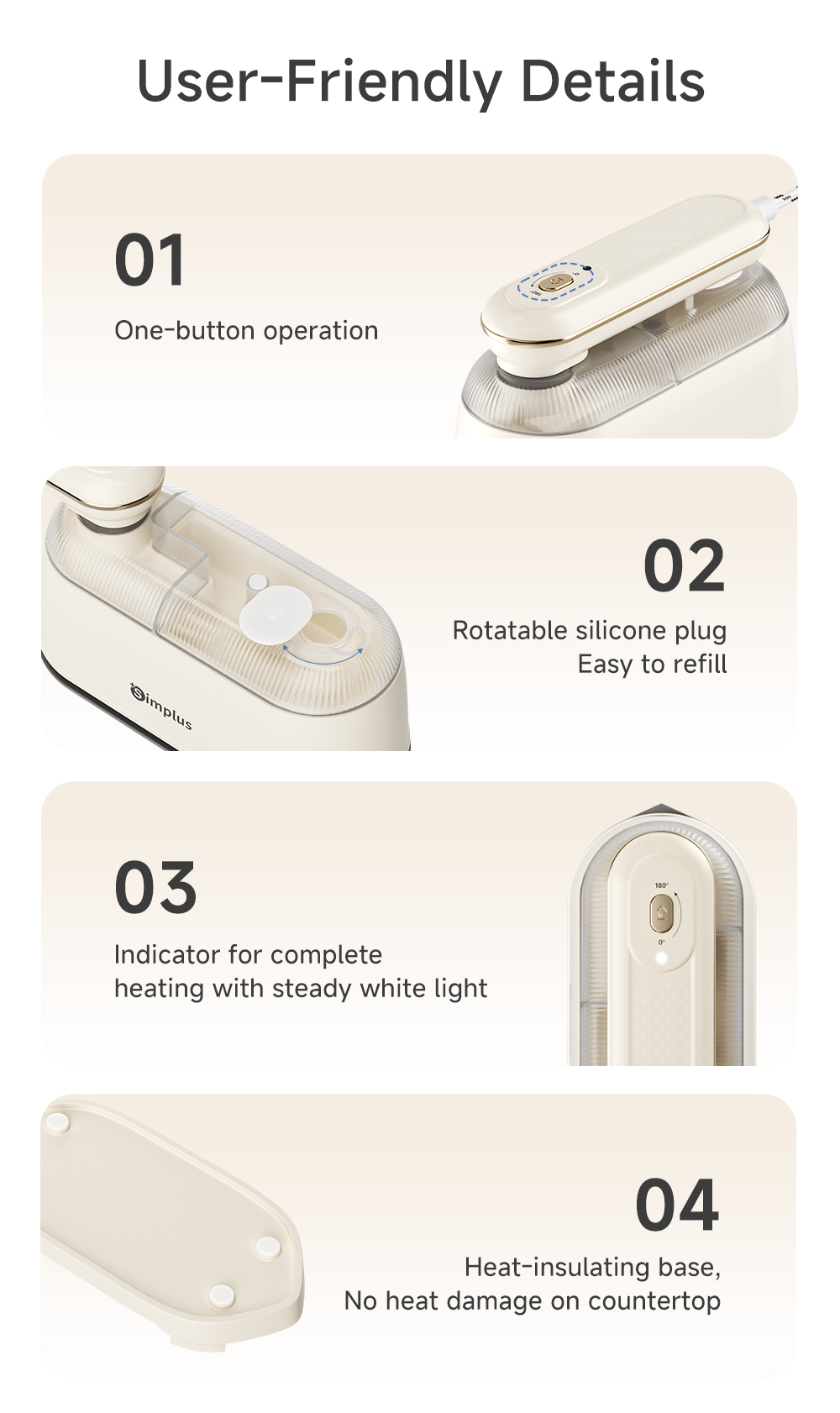 Simplus Steamer Iron Foldable Steam Iron Portable GTJH022 | Shopee ...