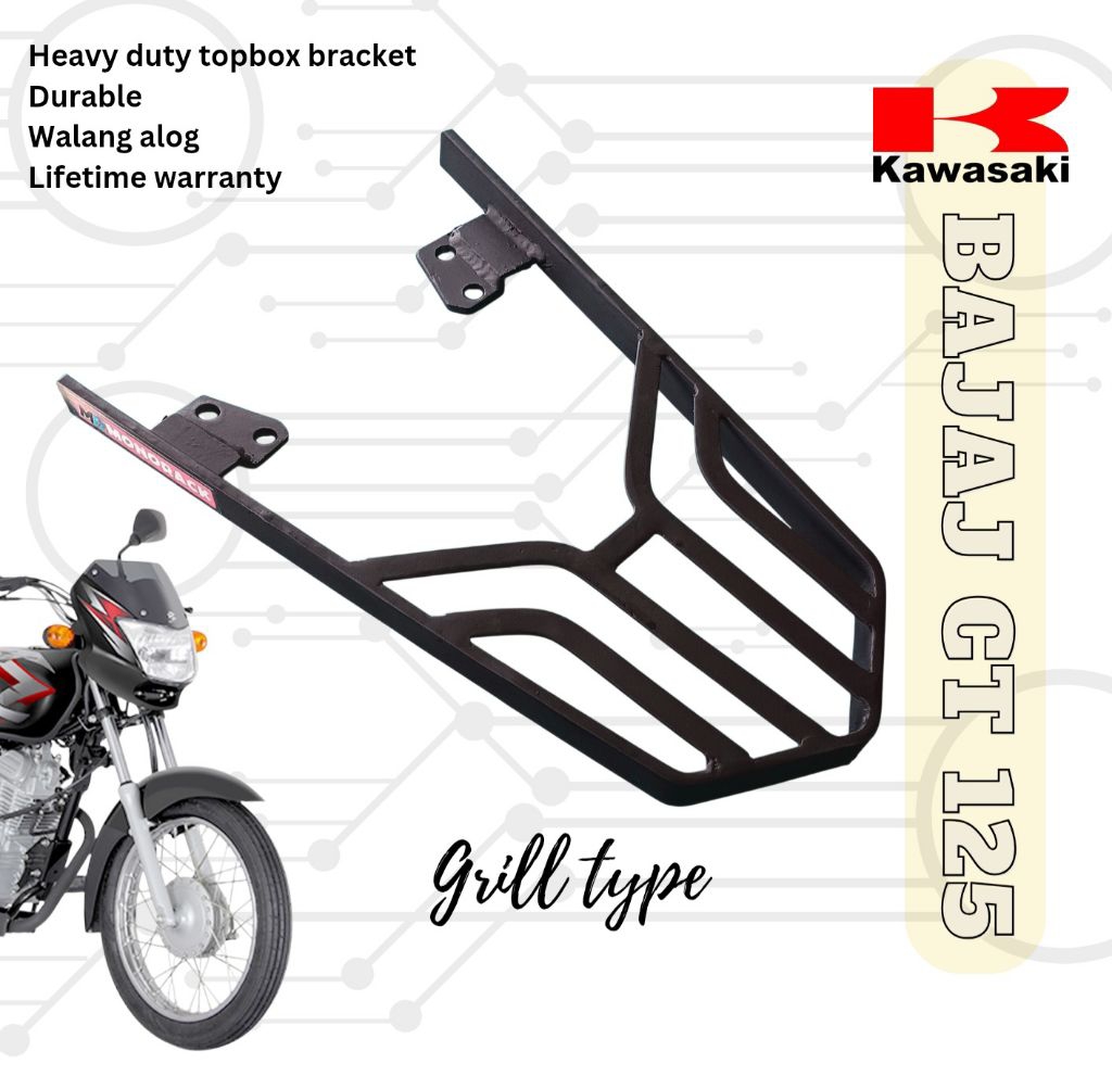 Kawasaki Bajaj CT 100/125 Topbox Bracket Heavy Duty | Shopee Philippines