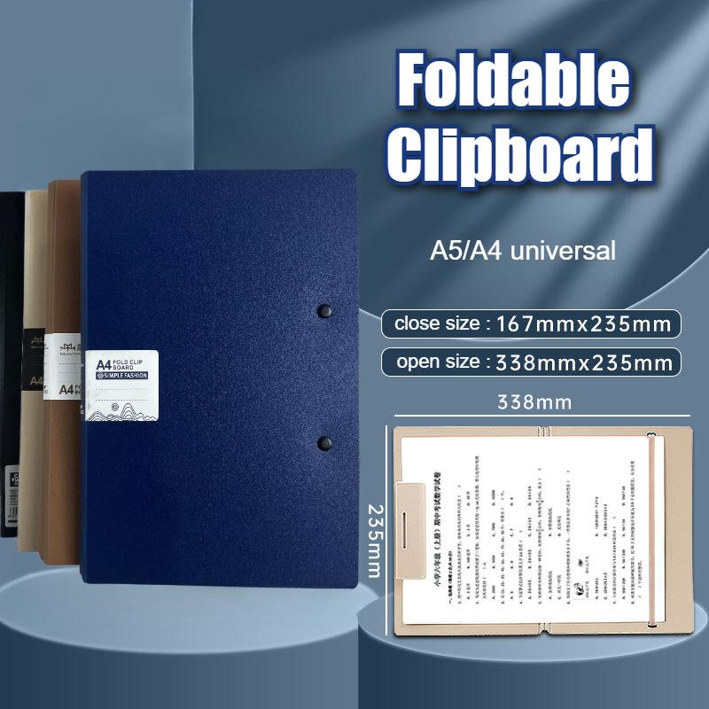 A5 Foldable Folder A4 To A5 Folding Board Folders File Test Paper ...