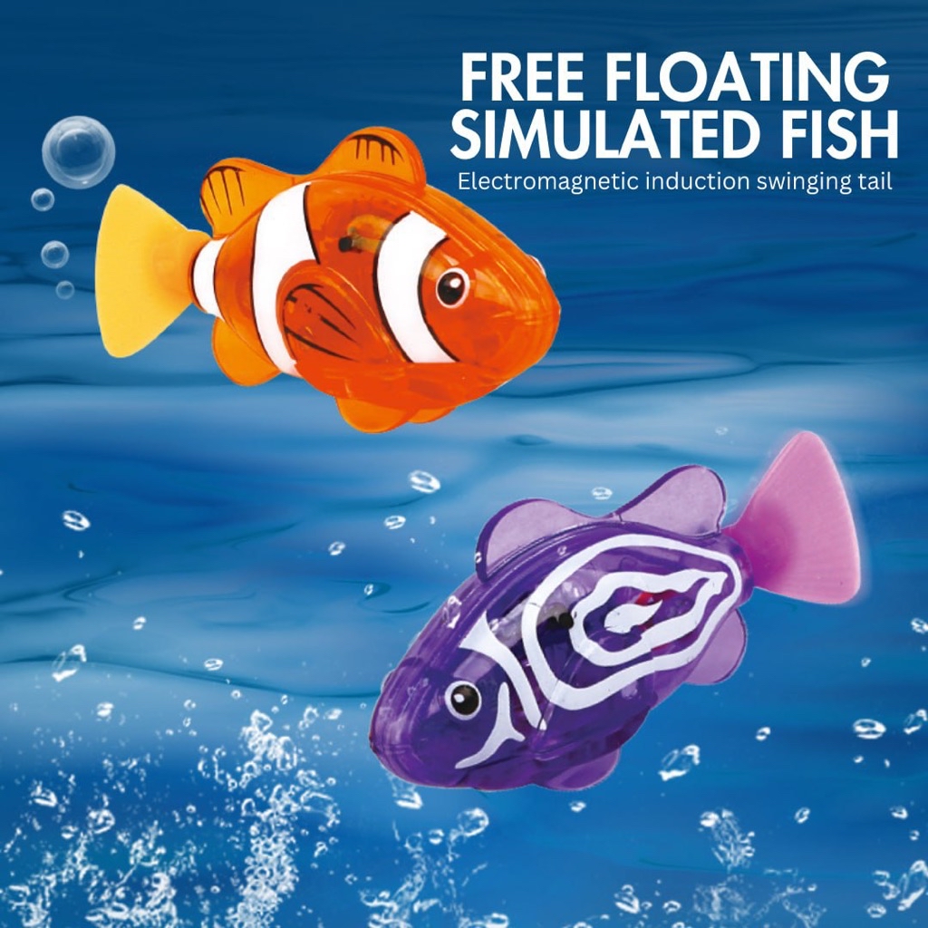 Robot Fish Electric Swimming Fish Toys For Children Waterproof Moving ...