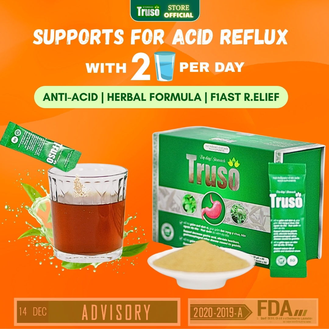 Truso Stomach Treatment - for acid reflux, heartburn, bloating ...