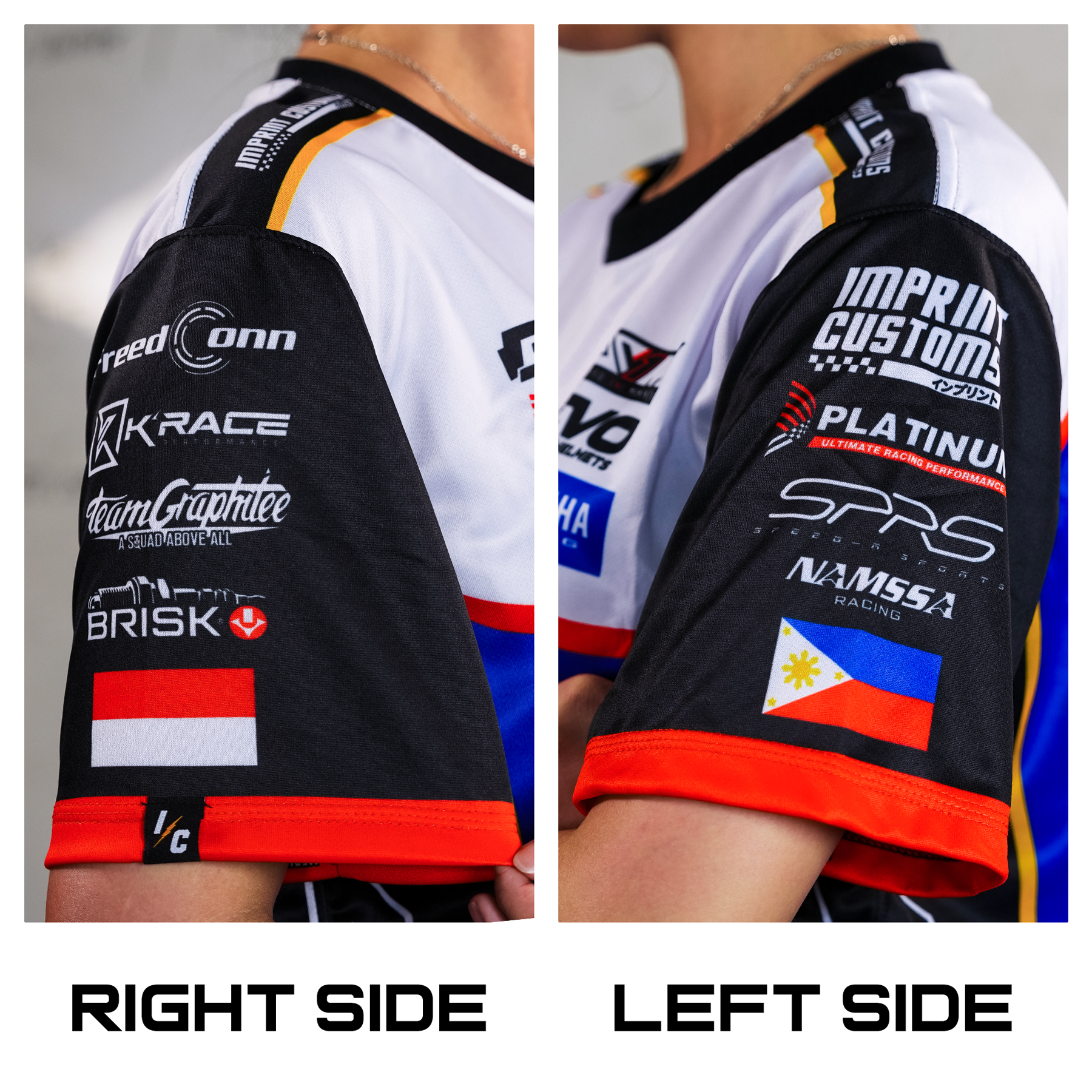 4S1M Race Crew T-Shirt Official Team Colors & Partners Full Sublimation ...