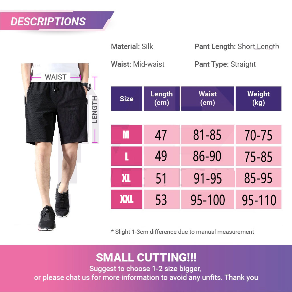 M-2XL Men Short Pants Sport Shorts Beach Shorts Casual Fashion Men ...