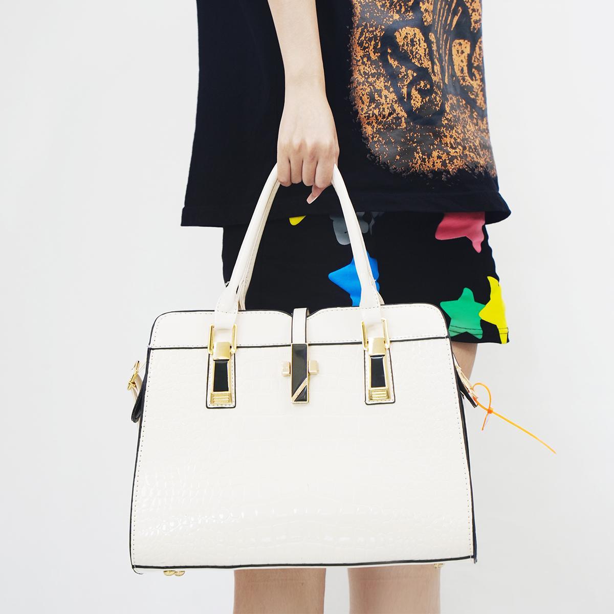 【Bagin】COD Crocodile Pattern Handheld Bag Women's Shoulder Straddle ...