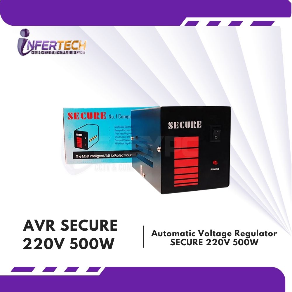 AVR SECURE 220V 500W PC|Desktop Automatic Voltage Regulator | Shopee ...