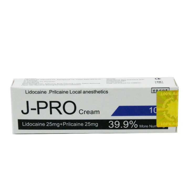 J-Pro Numb Cream Numbing Tattoo Cream Pain Relief Makeup Permanent 10g ...