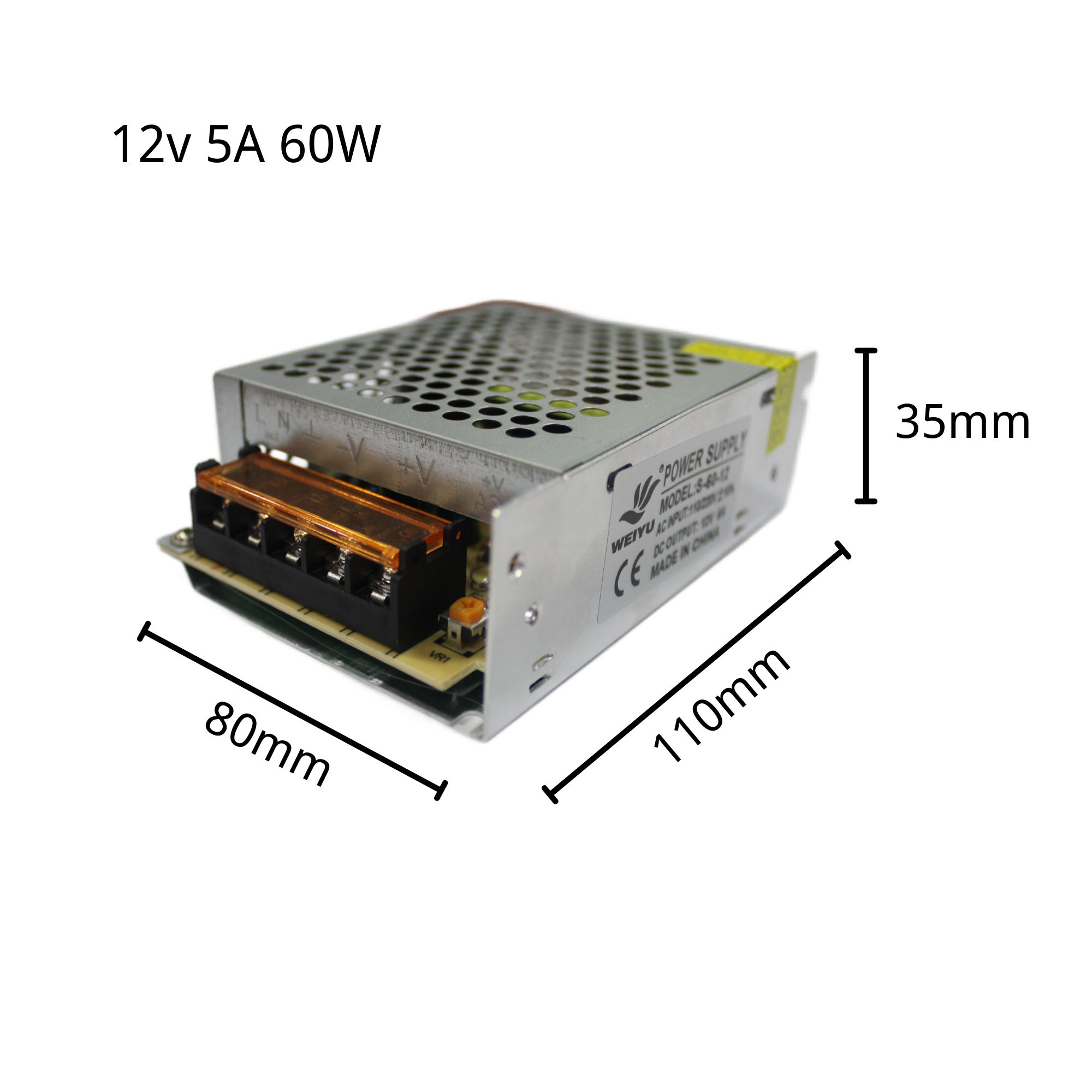 12v 5A/10A/15A/20A/30A/40A Centralized Power Supply Power Adapter AC TO ...
