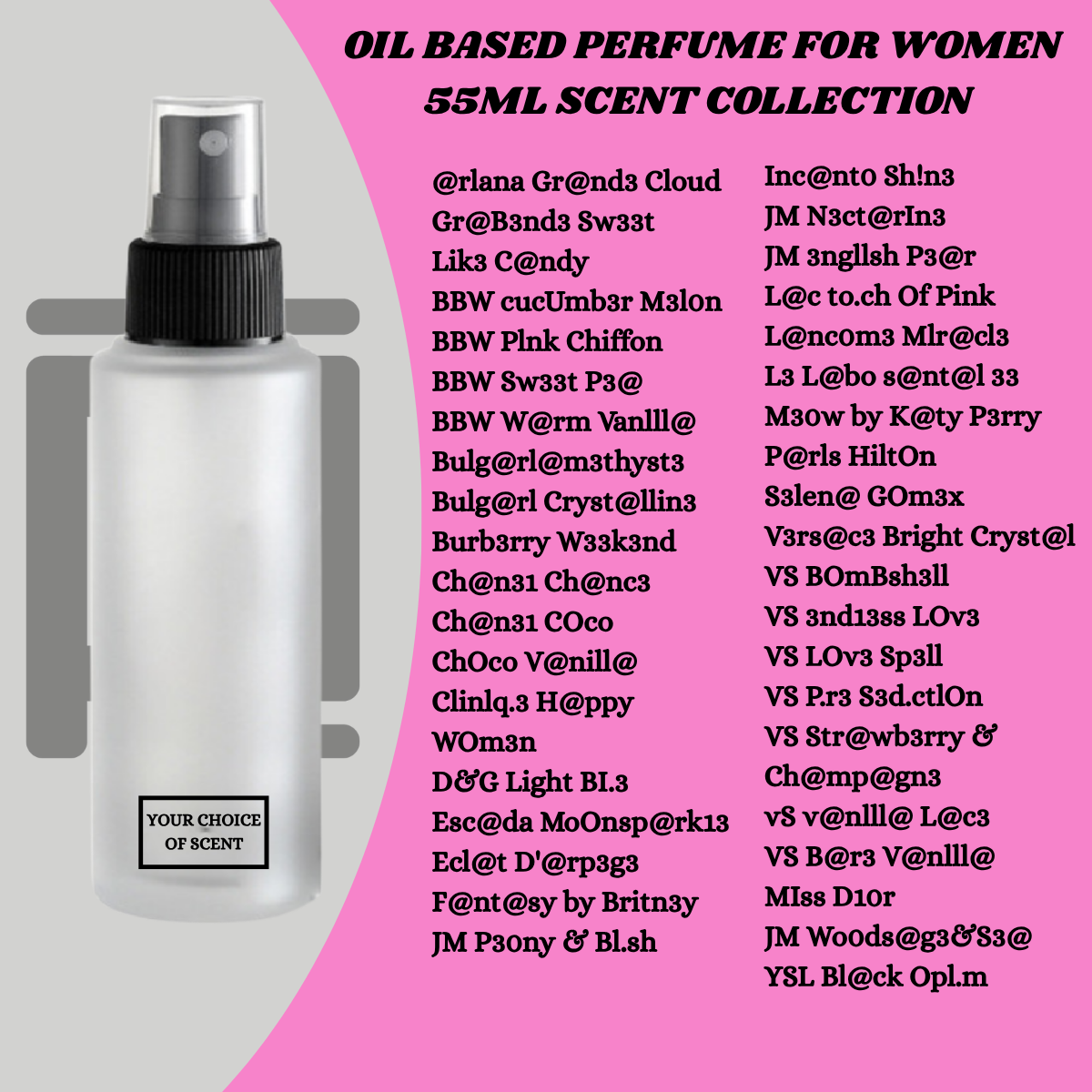 Oil based perfume for women 85ml | Shopee Philippines