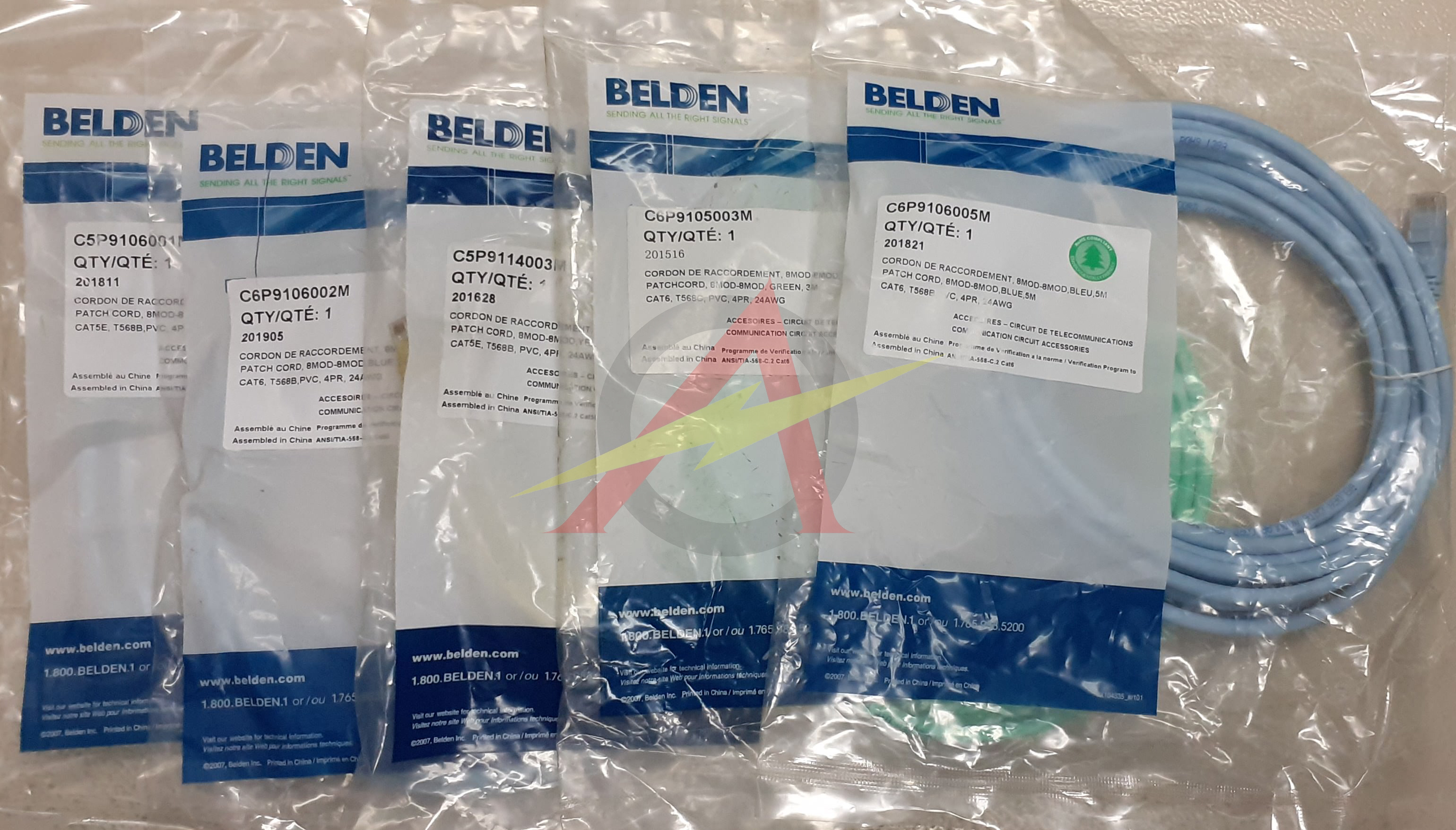 Belden Patch Cord 1m/2m/3m/5m CAT6 Category 6 UTP Ethernet LAN Cable ...