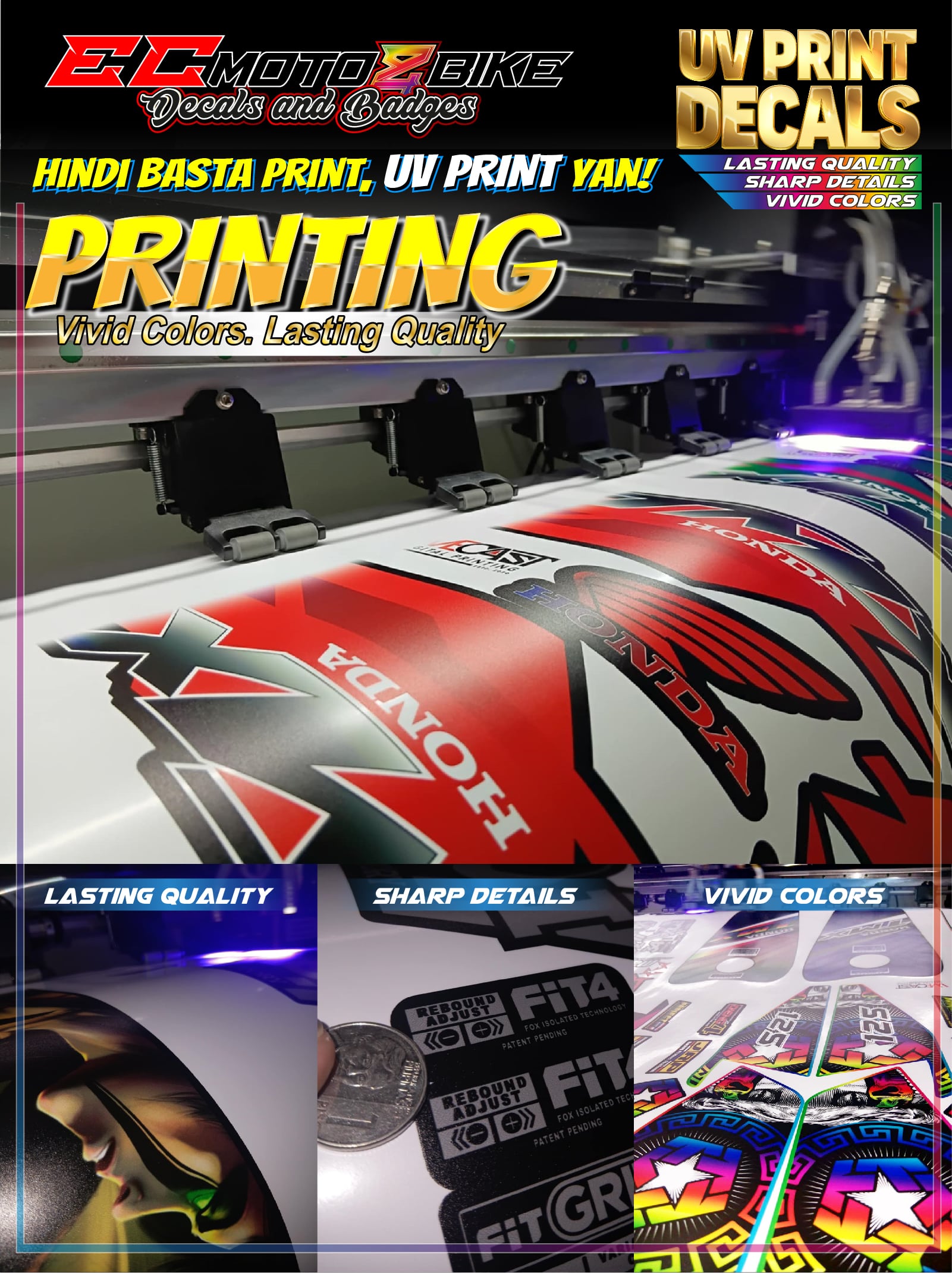 HONDA CLICK 125i V3 V4 Fire Design – New 2025 Decals Kit | Shopee ...