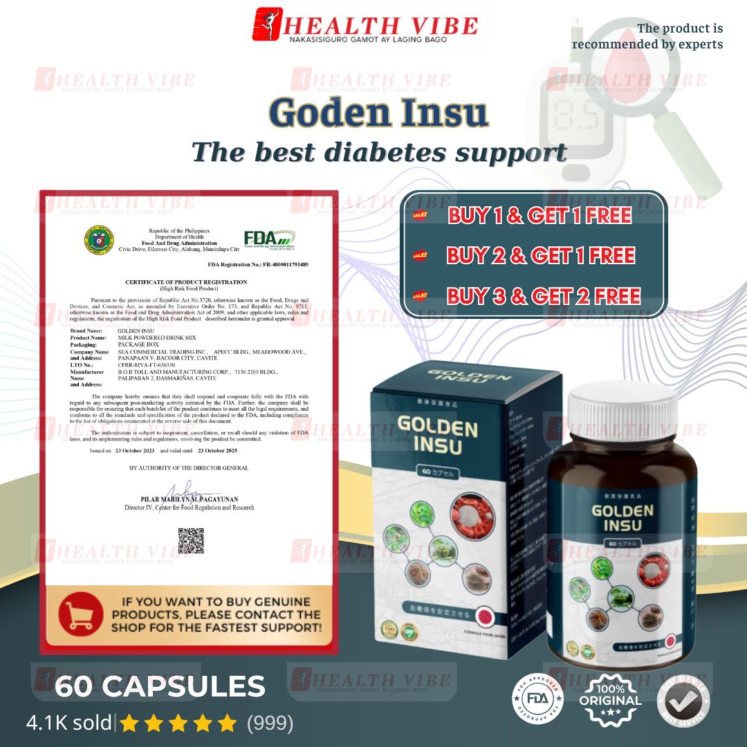 Original Golden Insu Essentials: stabilizes blood sugar insulin type 1 ...