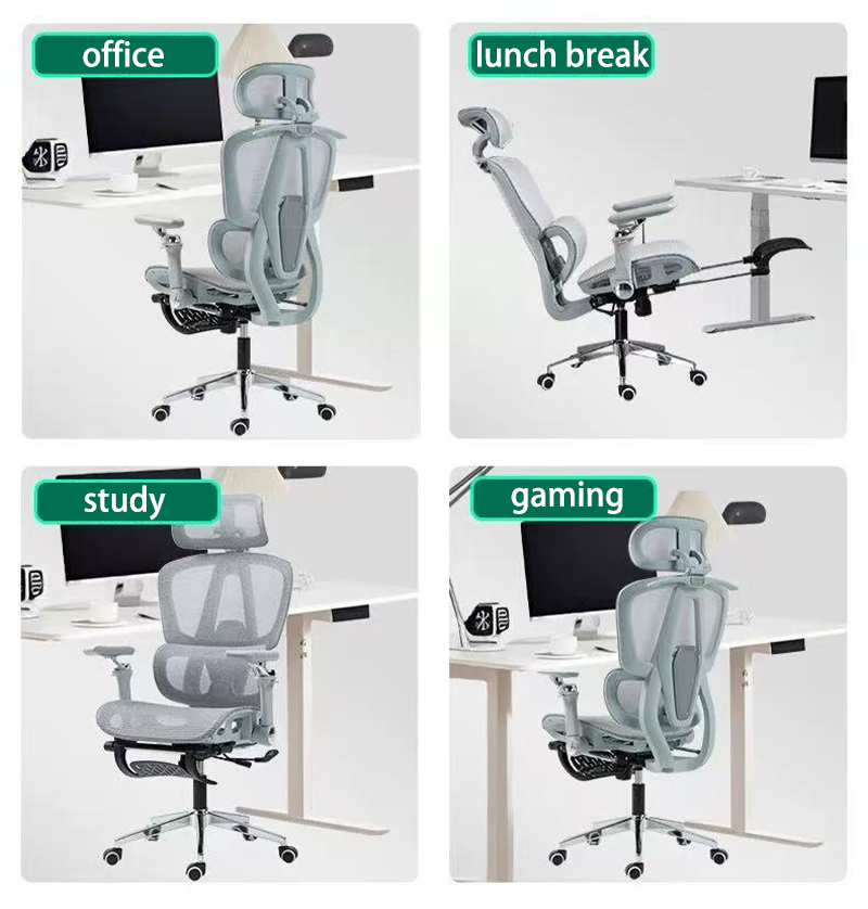 INPLAY EF180-G Ergonomic Chair 9D Arm Adjustable Height Breathable ...