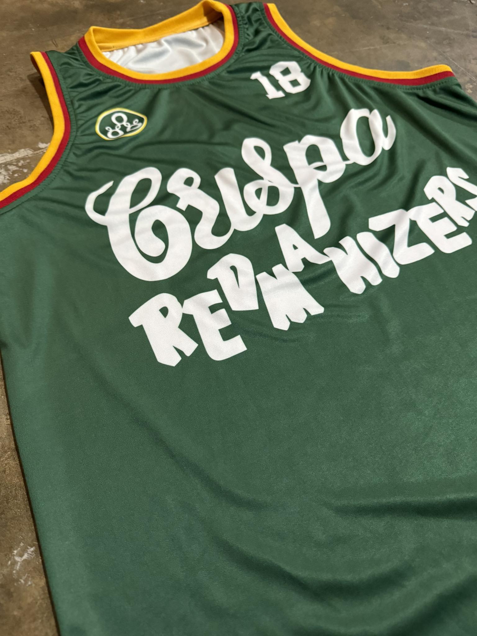 PBA RETRO JERSEY | Crispa Redmanizers Green Cezar #18 | Customize Full ...