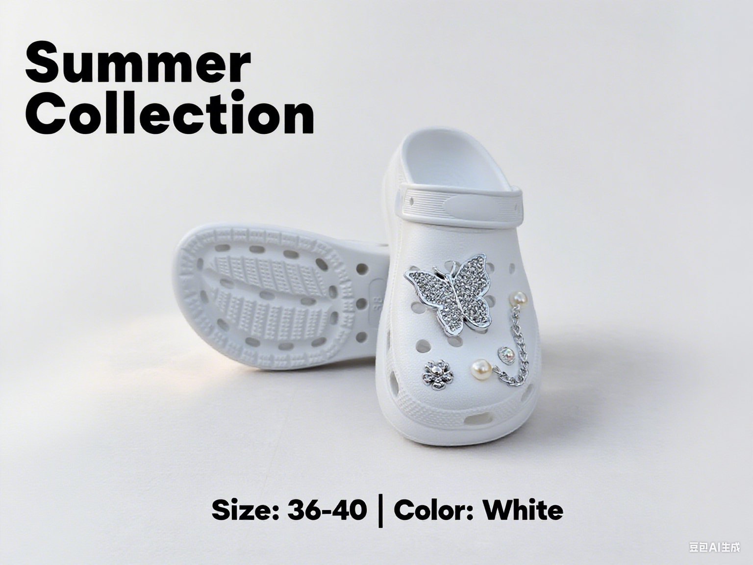 Original New clogs Beach hole Shoes for women DIY-Crocs2.0 feel ...