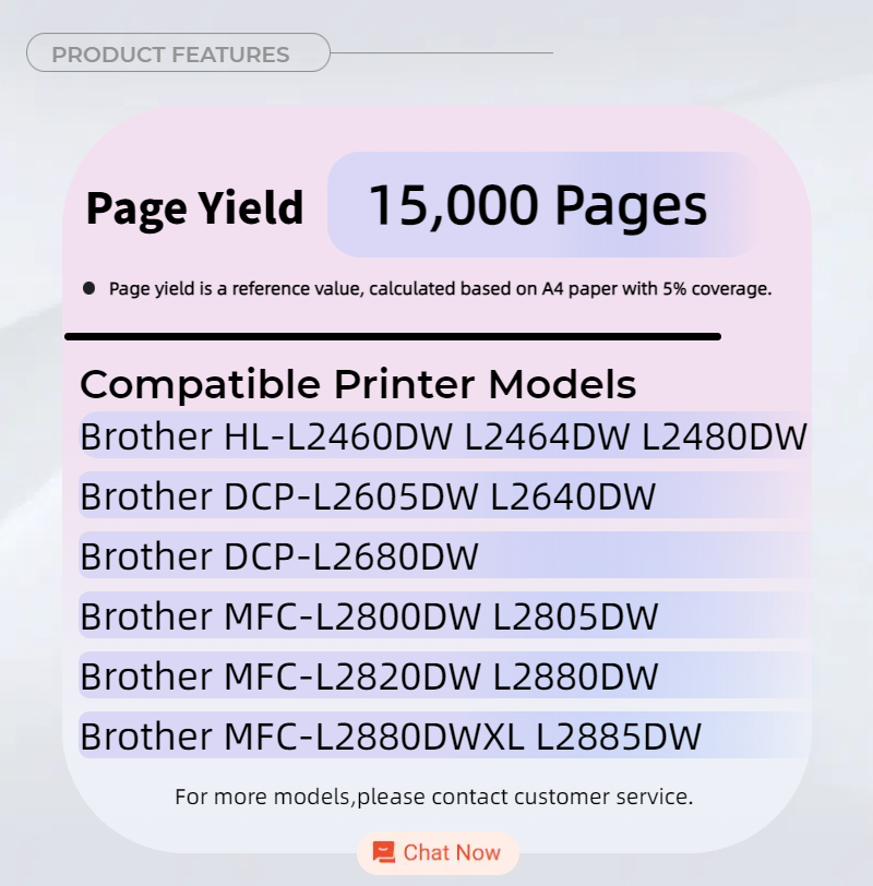 MYKPrints DR2560 DR-2560 Drum Unit For Brother HL-2460DW DCP-L2640DW ...