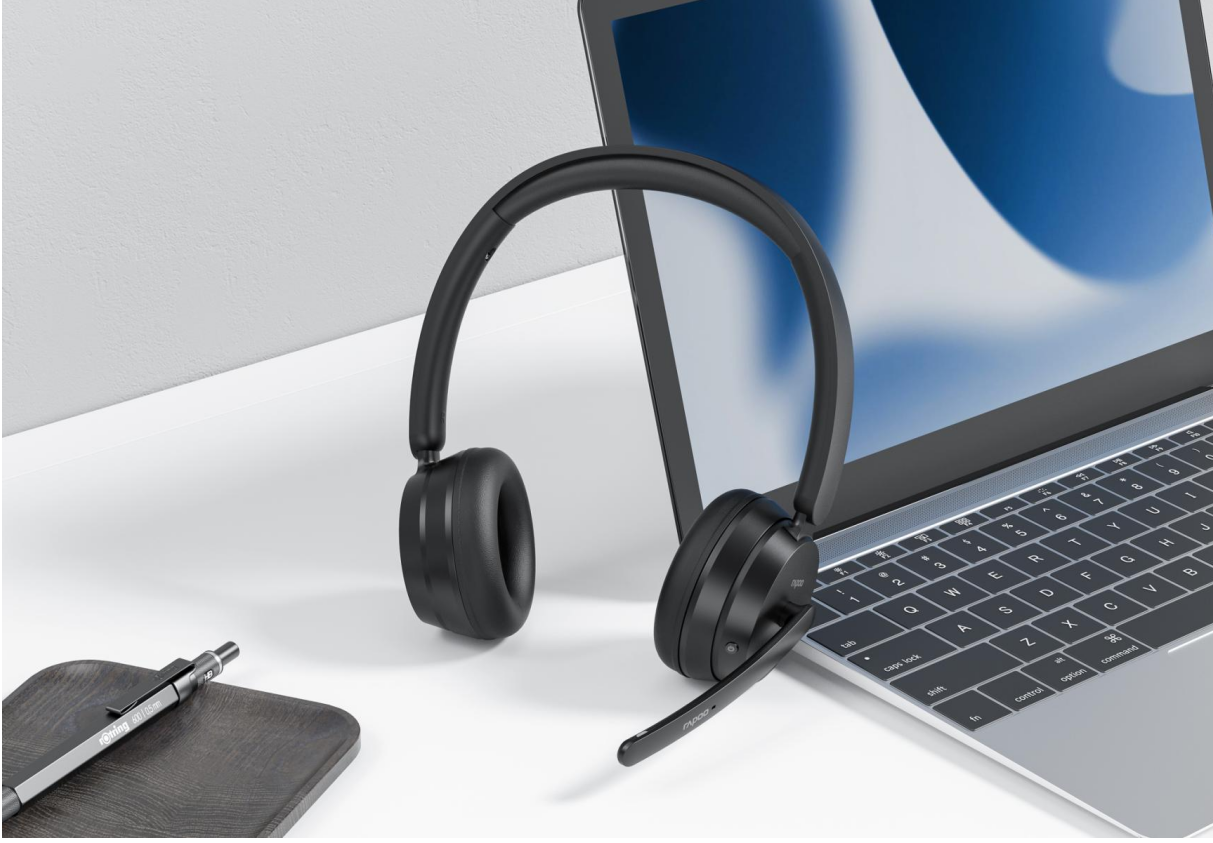 Rapoo H200 Wireless Stereo Headset - Black | Shopee Philippines