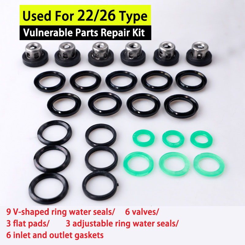 22/26A Kawasaki Belt Type Power Sprayers Repair Kit 27Pcs Rubber Parts ...