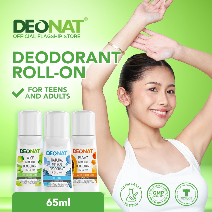 DEONAT Natural Deodorant Roll on Underarm Whitening No Stain ...