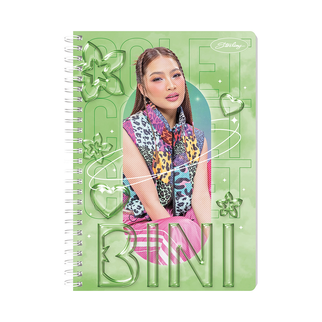 Sterling x Bini Y2K Spiral Notebook 685 80 Leaves with 1 Free Random ...