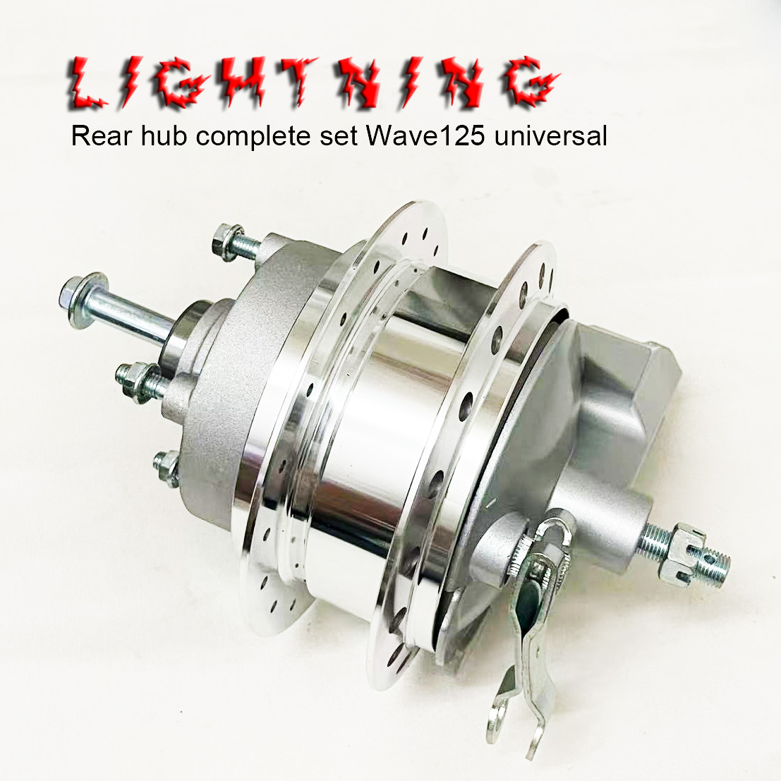 Rear hub complete set Wave125 XRM125 Universal ready to use | Shopee ...