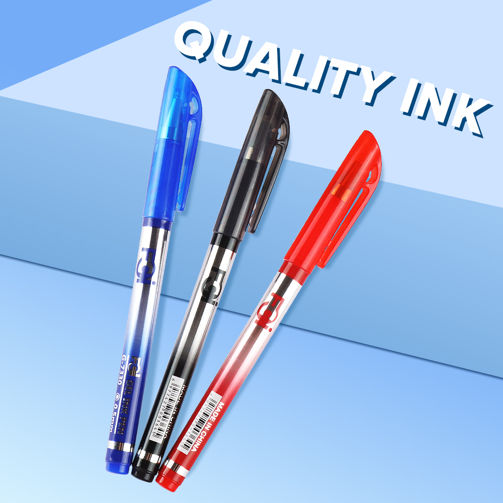 FCI 3 in 1 set Gel Ink Pen Ballpen sign pen 0.5mm 3 colors in Set ...