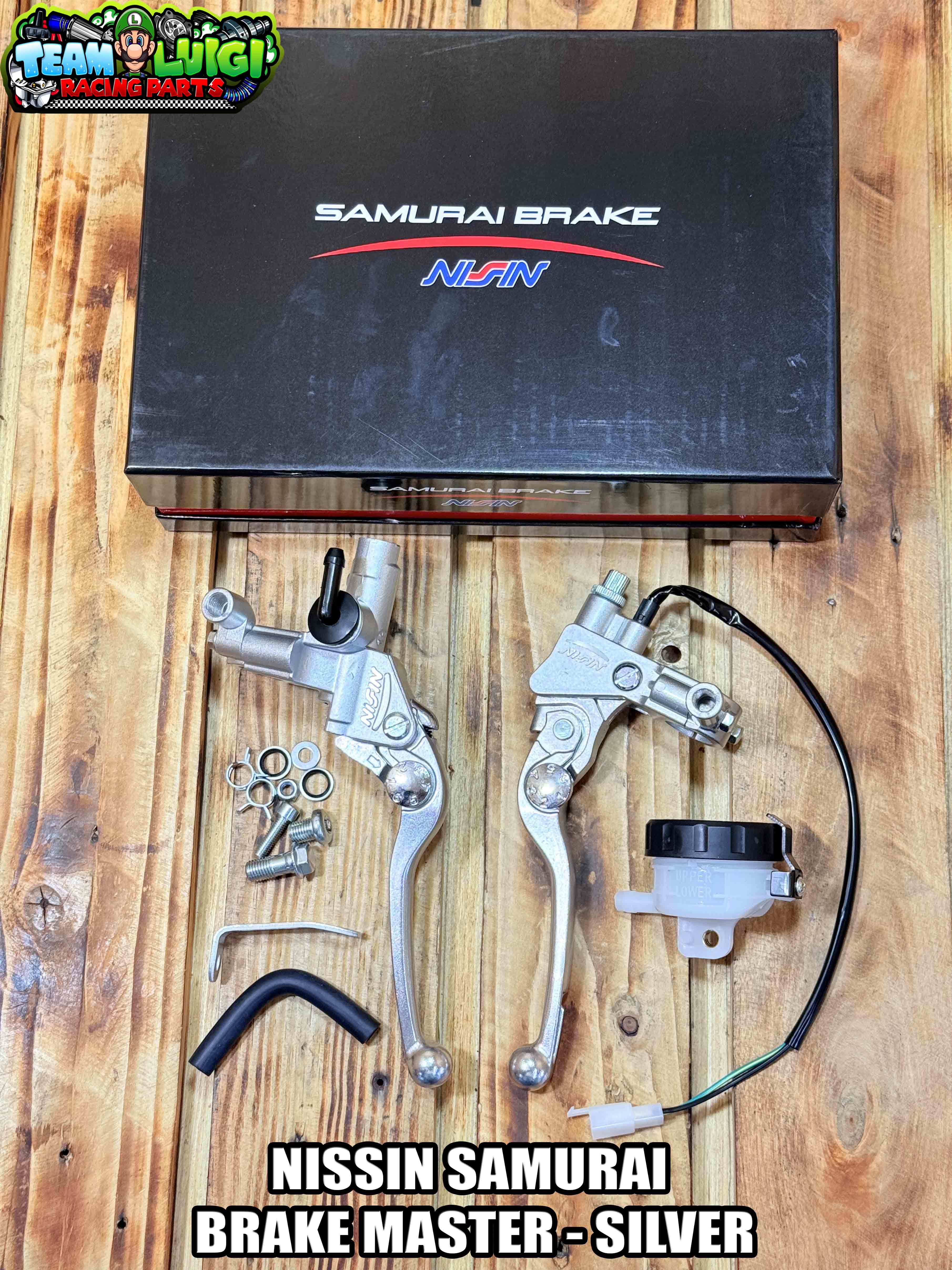 MASTER BRAKE NISSIN SAMURAI AXIAL ORIGINAL BLACK, GOLD, SILVER 100% ...