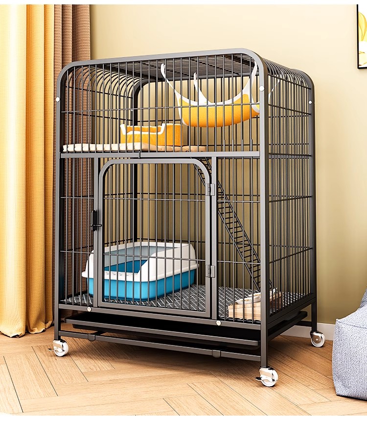 Cat Cage Extra Large Cat Crate 2/3/4 Layers XXL Convenience Wheeled And ...