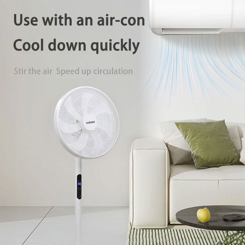 electric fan stand fan 18” with Remote Control – 8-Speed, 7 Blades, 9 ...