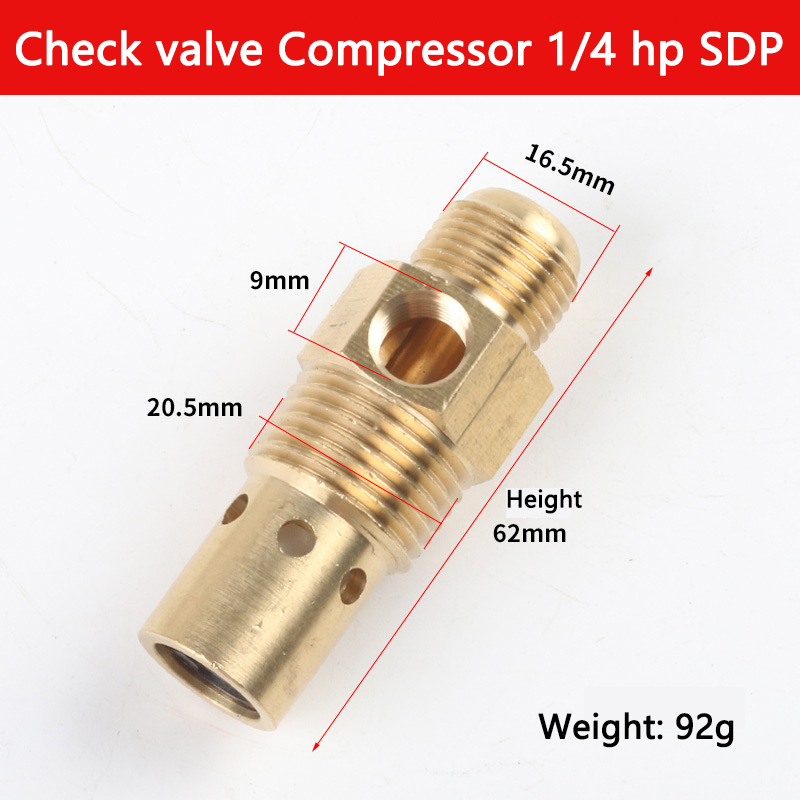 Compressor One Way Valve 1/4 Hp Check Valve Compressor Air Compressor ...