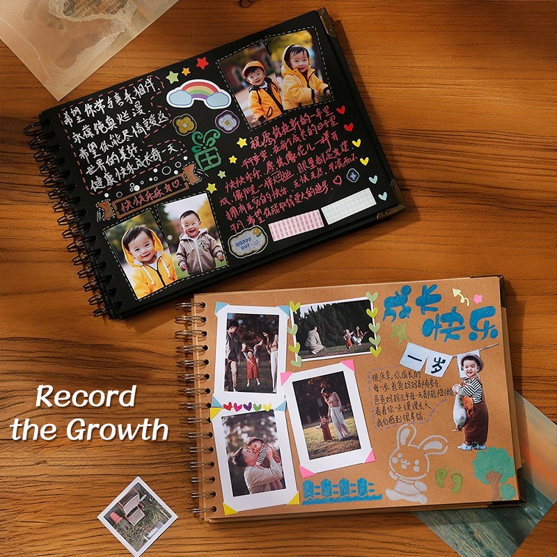 20/30/40 Pages Scrapbook Album For Memories DIY Idol Photo Album ...