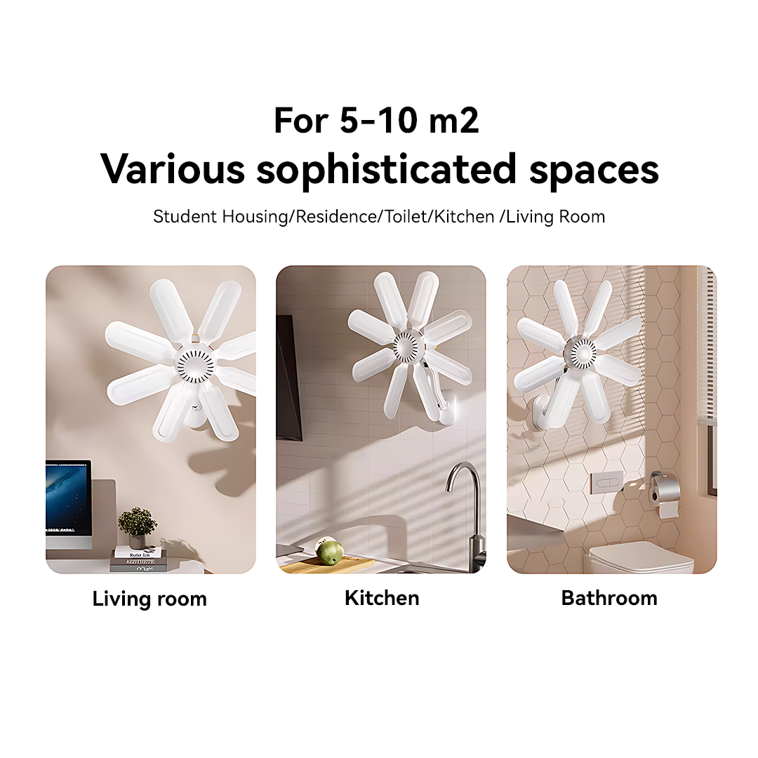 NSS Electric Fan Hole-Free Wall Fan Big Size Cooling Desk Fan Household ...