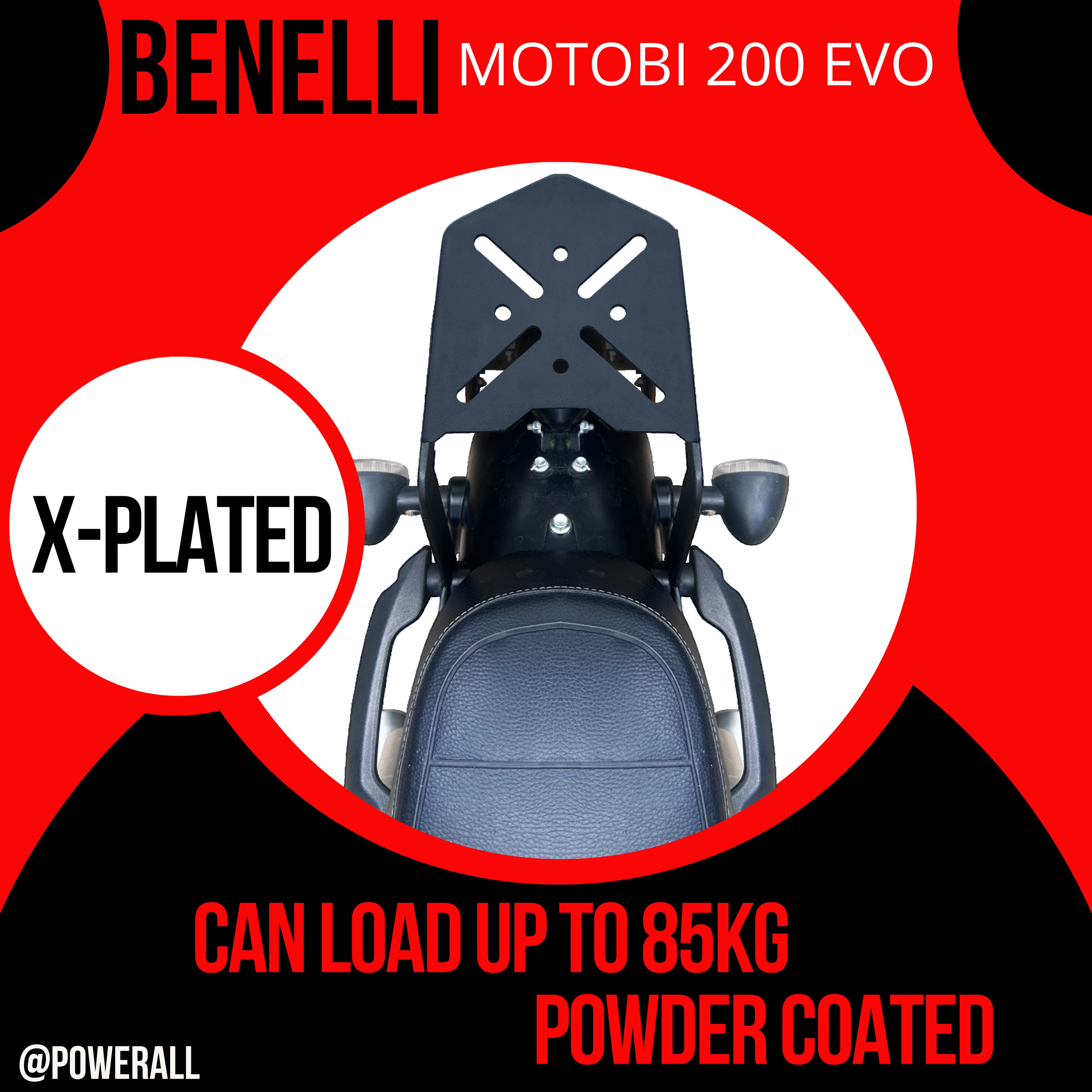 BENELLI MOTOBI 200 EVO TOP BOX BRACKET / MOTORCYCLE ACCESSORIES / RACKS ...