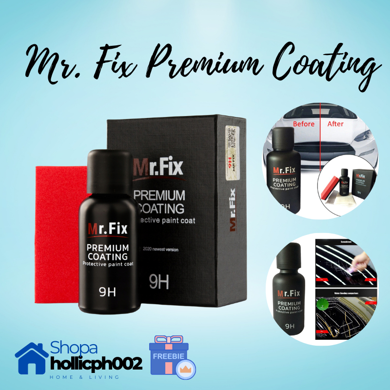 9H Mr.Fix Auto Ceramic Coating – Premium Blue Car Paint Sealant ...