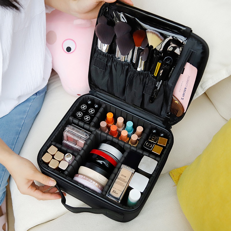 Professional Multi Layer Portable Travel Makeup Cosmetic Vanity Bag ...