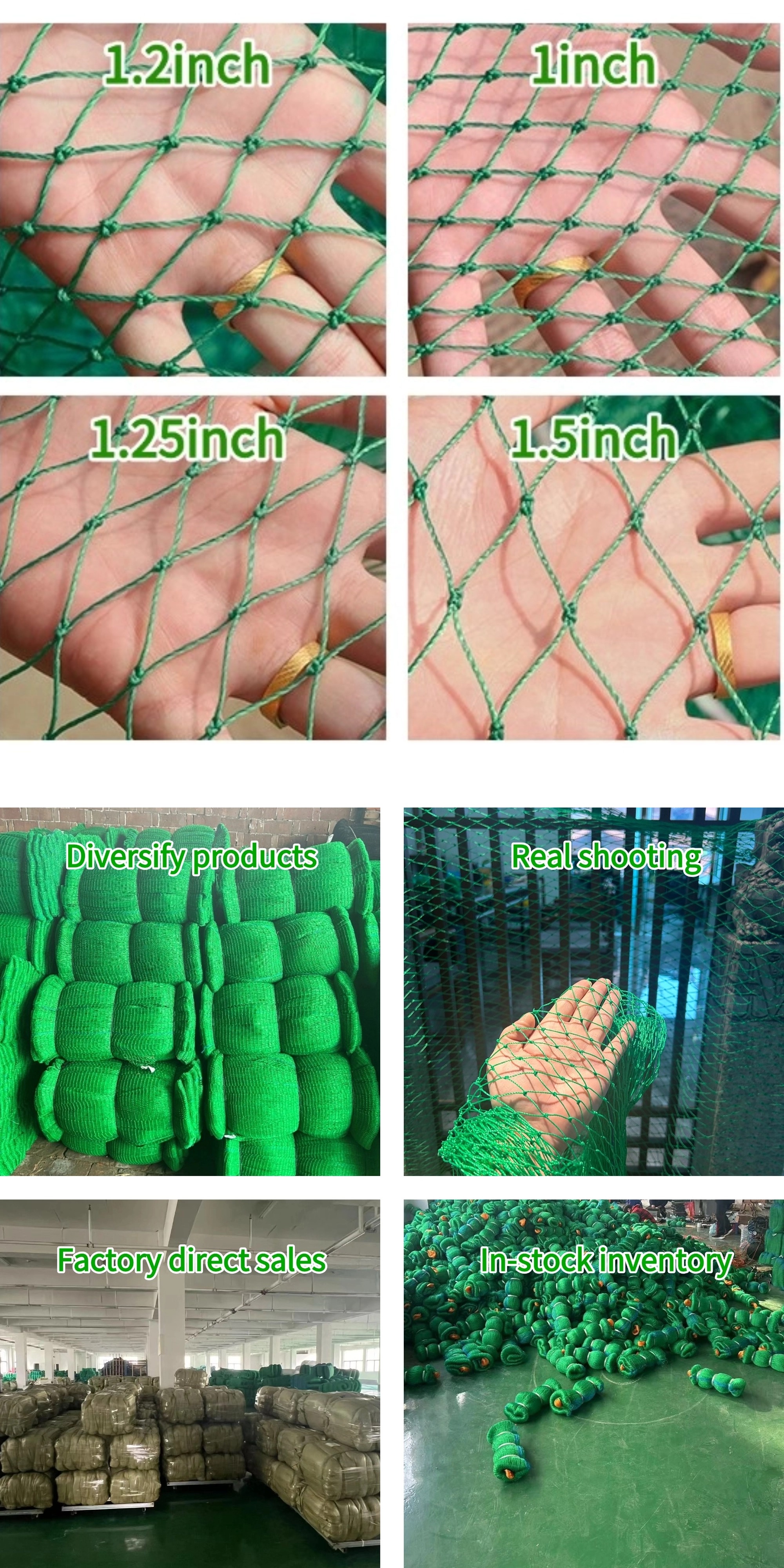 Free Rope Net for Chicken Net 50M/100M Fish Net for Fishing Net Lambat ...