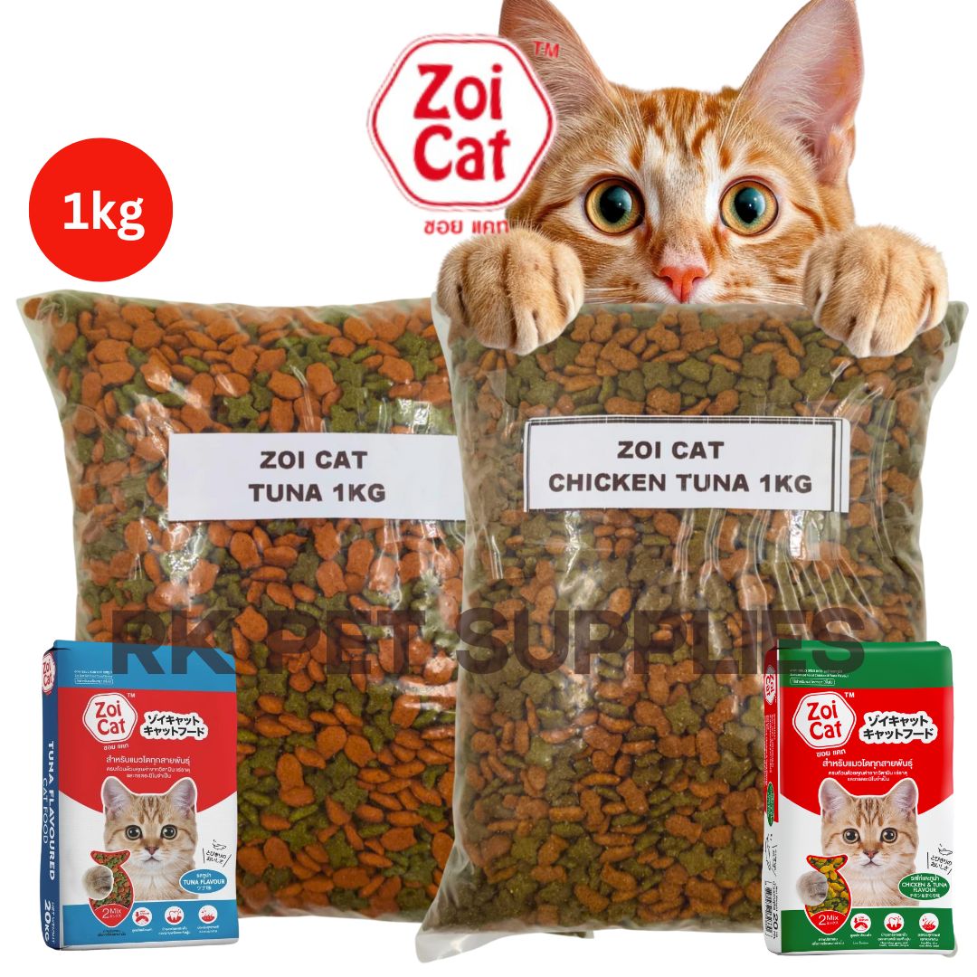 1kg Zoi Cat Dry Food Tuna Chicken Tuna Flavor All Stages Adult Kitten ...