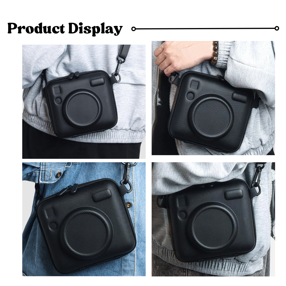 Pikxi EVA Hard Case Protective Sling Bag for Instax Wide EVO / SQ ...