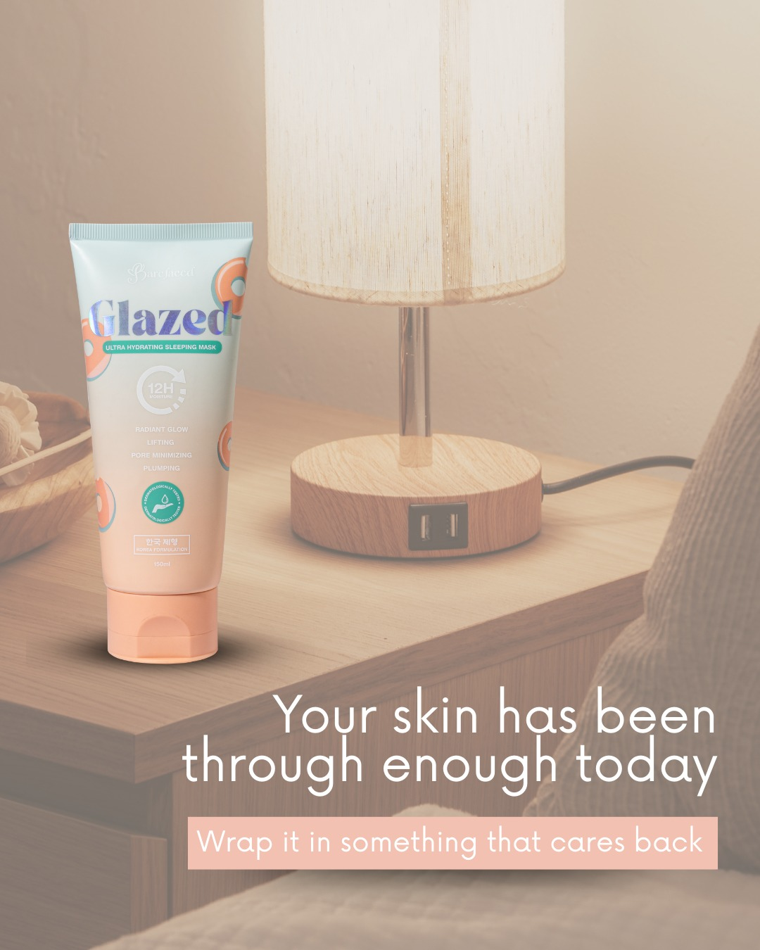 BAREFACED GLAZED ULTRA HYDRATING SLEEPING MASK | Smoothing Nourishing Hydrating Dewy | Shopee ...