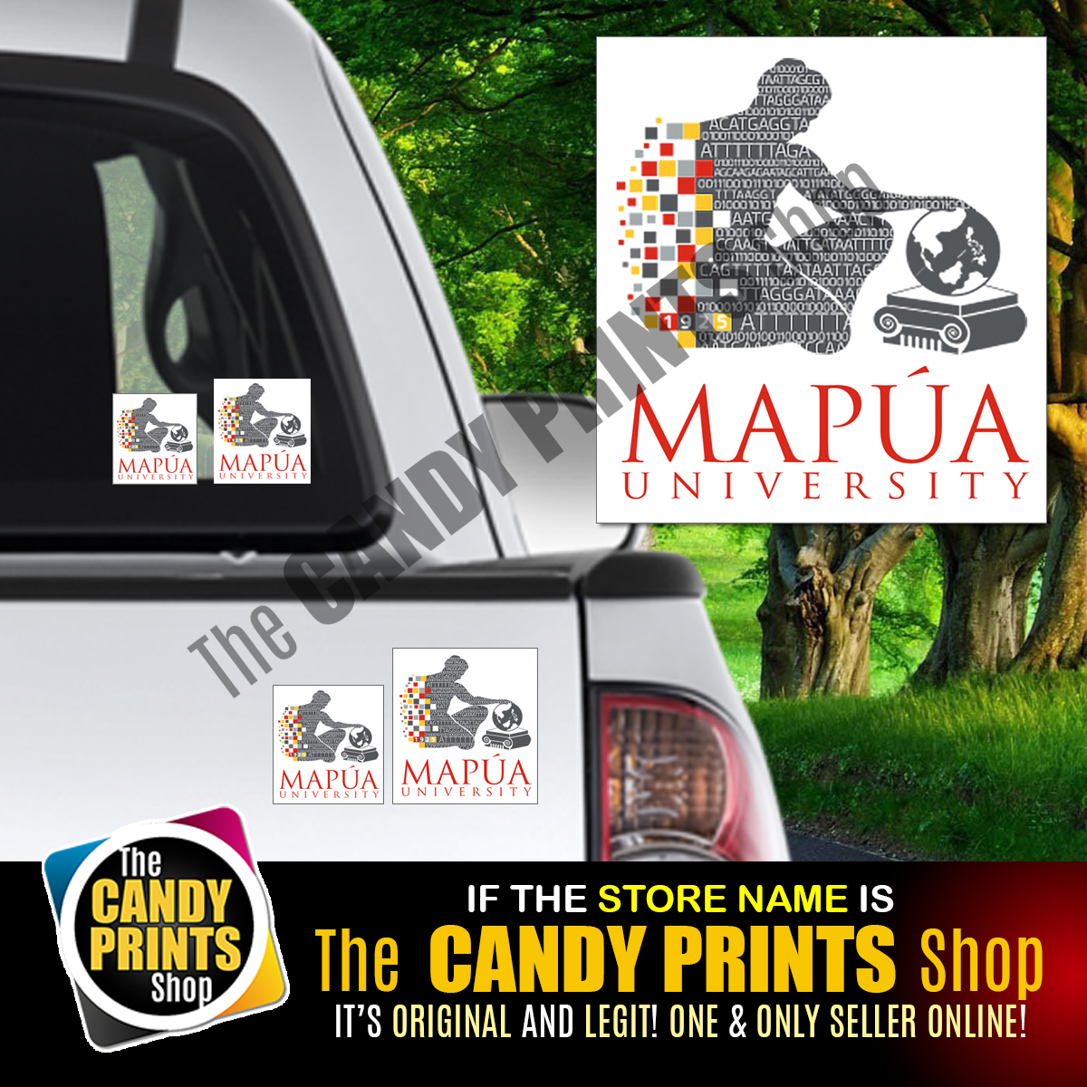 School Pride Series - MAPUA 01 - MAPUA UNIVERSITY INSPIRED Vinyl (Non ...
