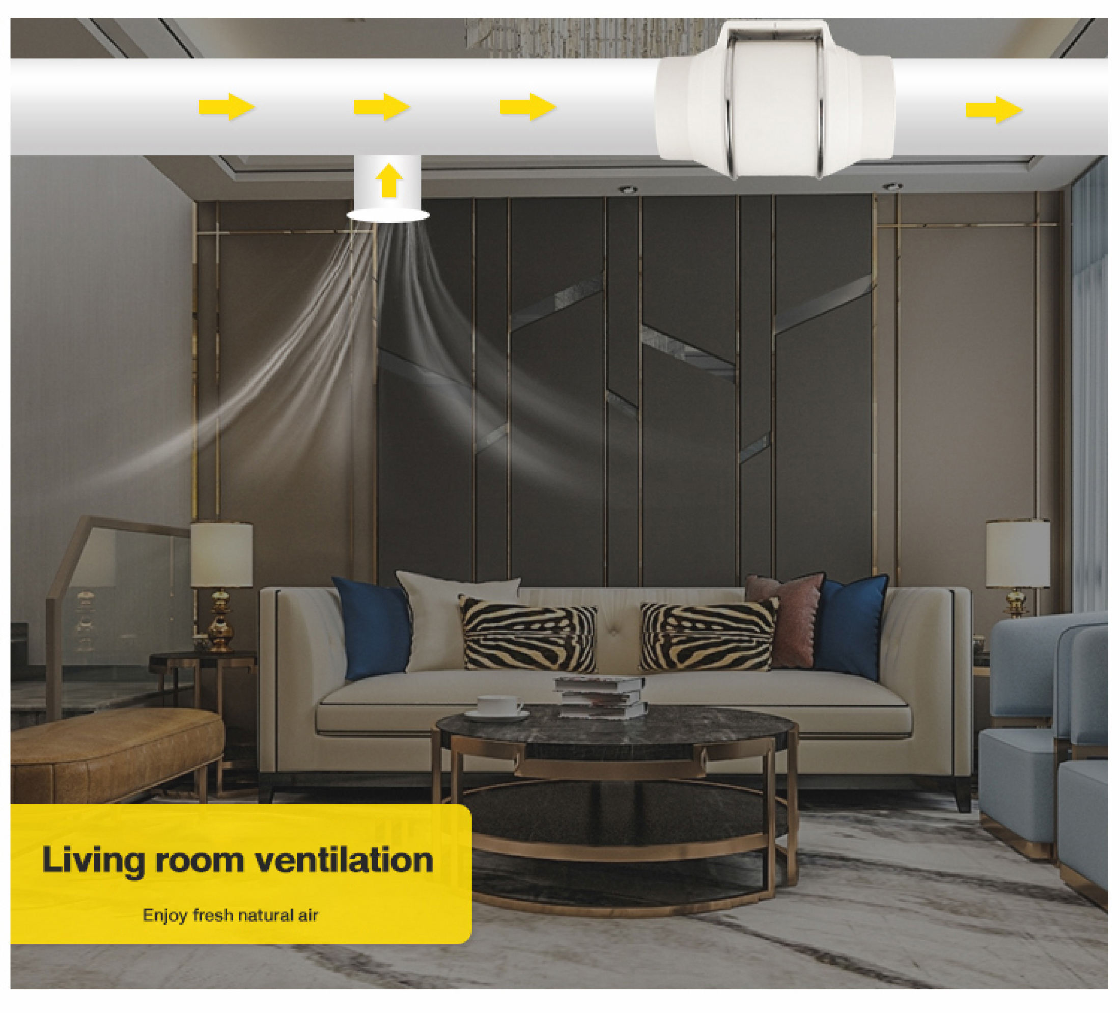 Exhaust Fan 4/ 6/ 8 inch High Suction Power Inverter Inline Duct Fan ...