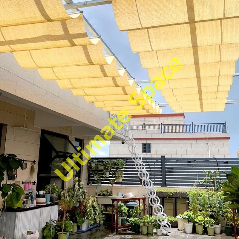 Slide-On-Wire Canopies & Patio Covers Retractable Canopy Systems ...