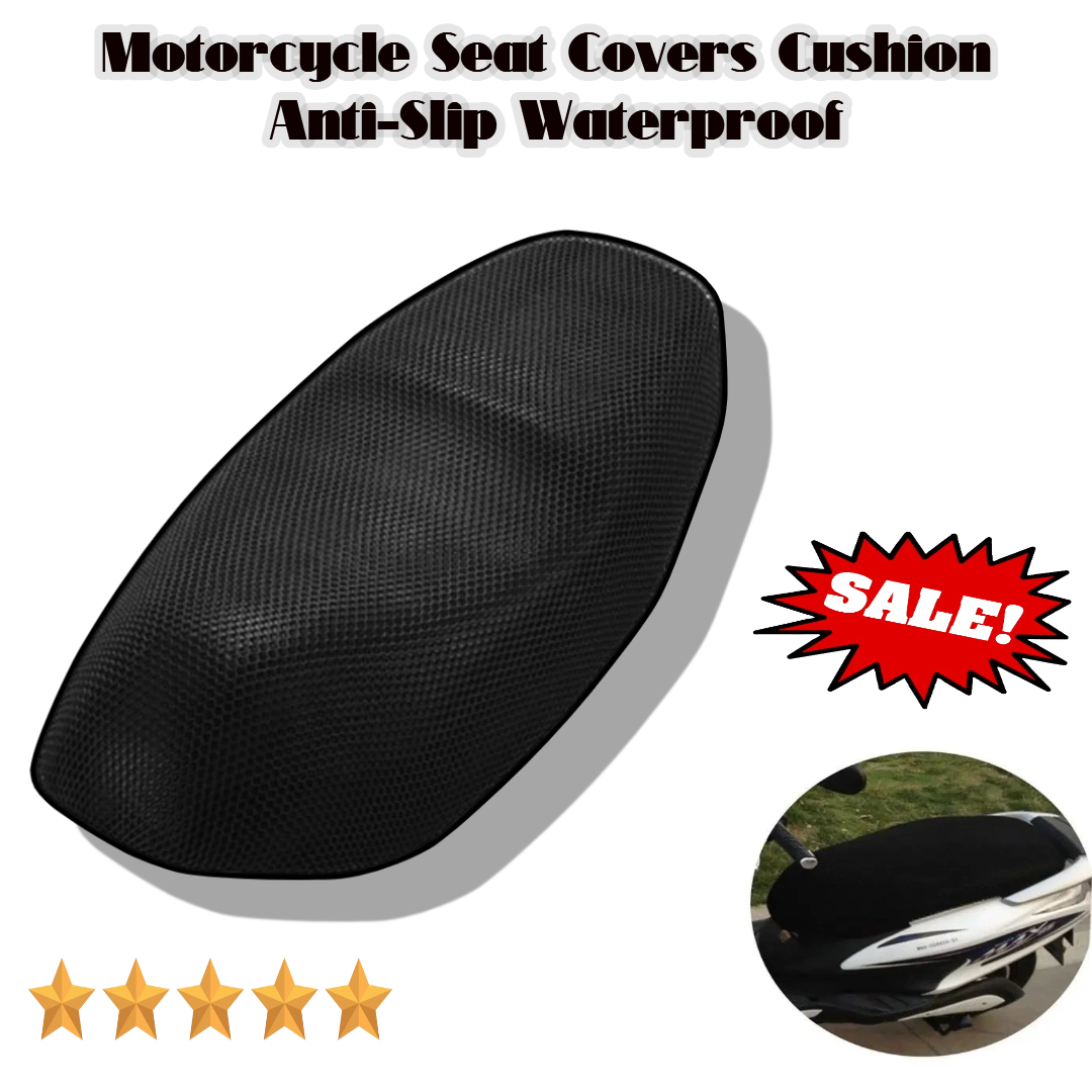 HONDA Click V3 - Motorcycle Seat Covers Cushion | Breathable 3D Mesh ...