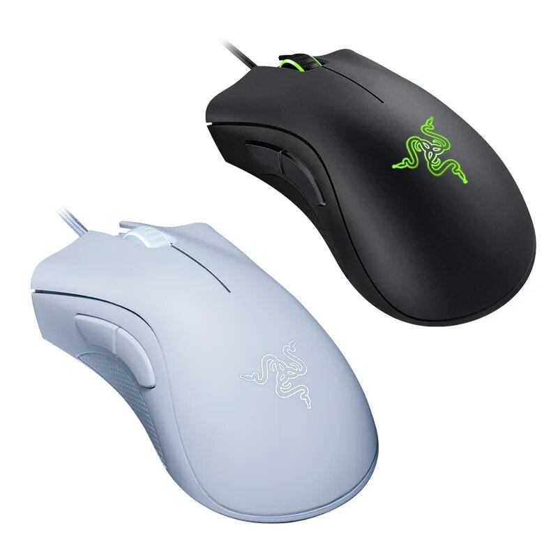 Original Razer DeathAdder Essential Wired Gaming Mouse Mice 6400DPI For ...