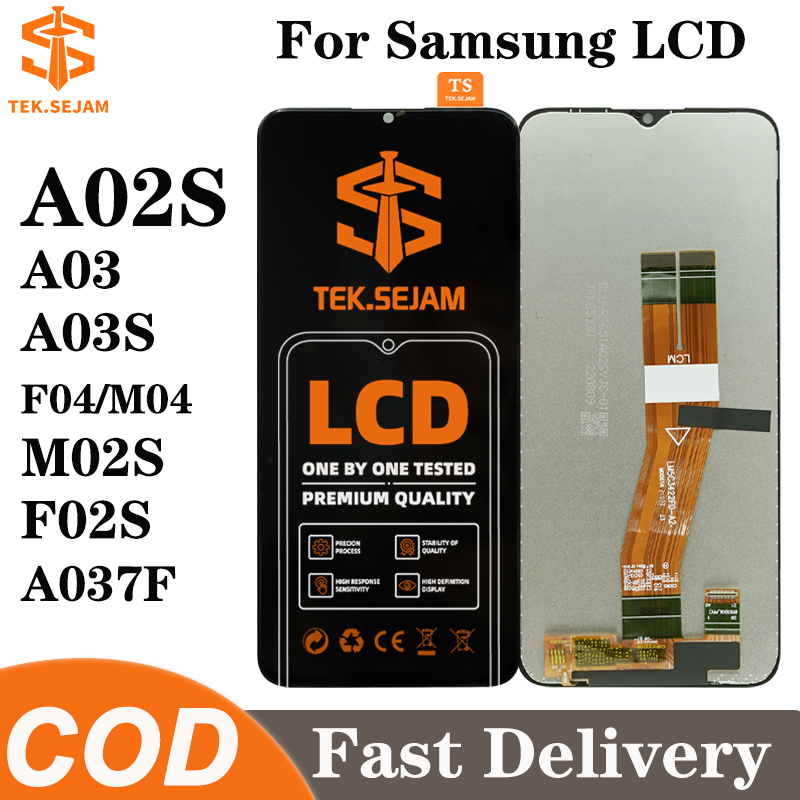 Tek.sejam Original LCD For SAMSUNG Galaxy A02S A03S/A03/M04/A04E F04 ...