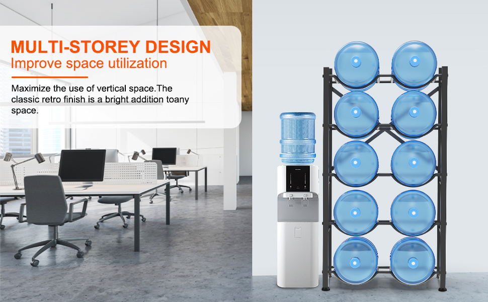 Mineral Water Rack 3/4/5 Layer Water Dispenser Rack Stand Water ...