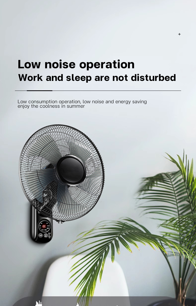 Wall Fan Powerful Electric Fan 16 Inch Home Remote Wall Fan Wall Fan ...