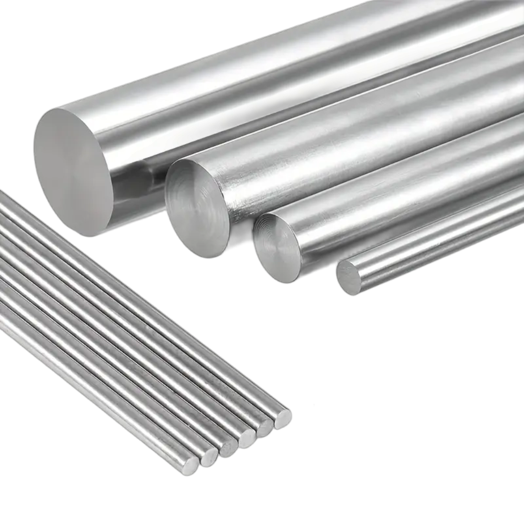 Stainless Steel 304 Shafting Tubular Solid Round Bar Rod ( 5PCS ...