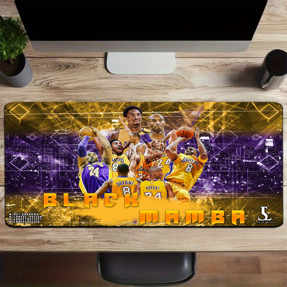 1pc NBA Jordan Large Mouse Pad KOBE James Anti slip Desk Mat Gaming mat ...