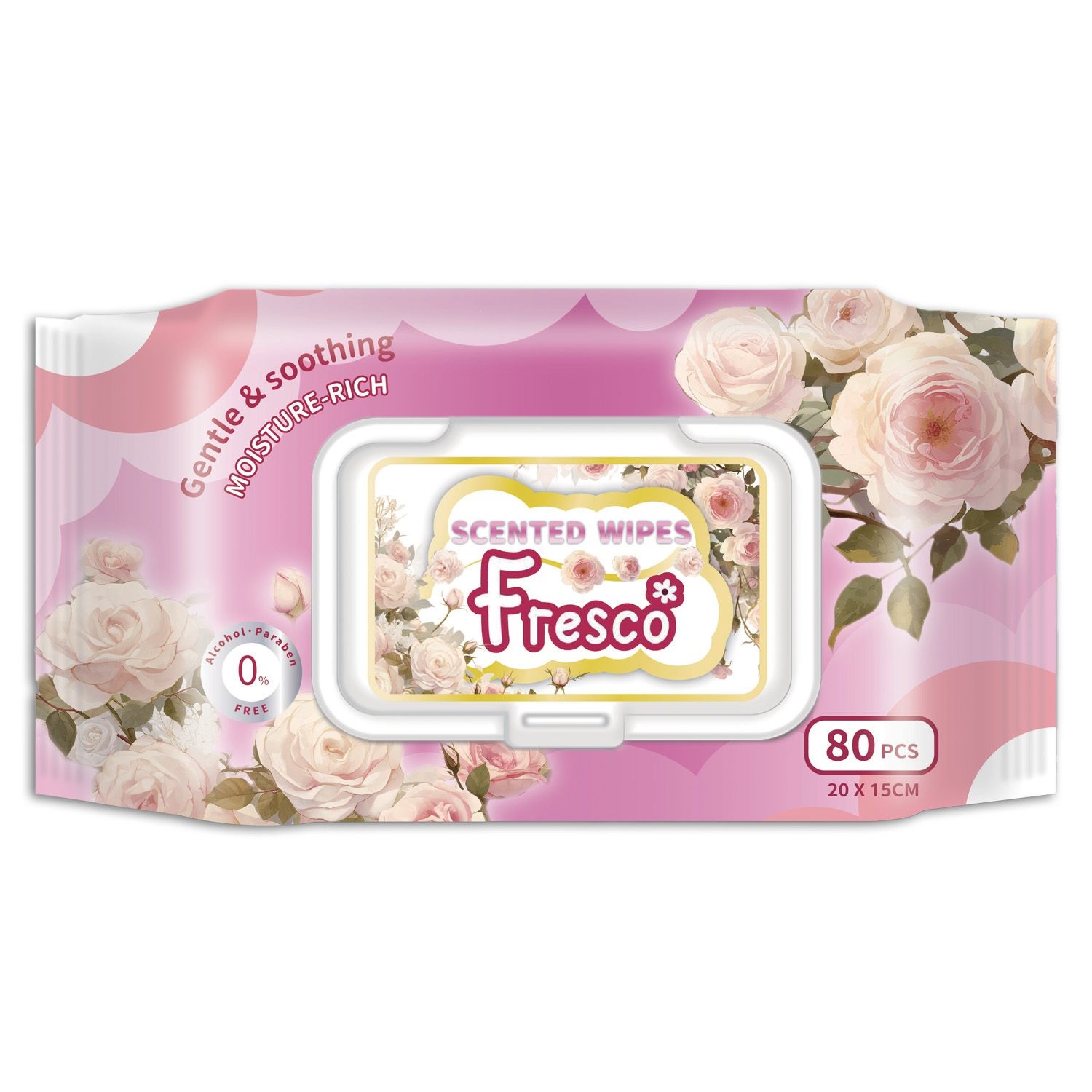 Fresco Scented Wipes 80's (20cmX15cm) | Shopee Philippines