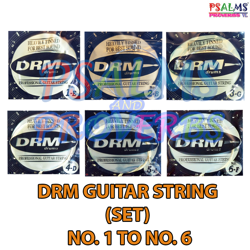 Acoustic DRM GUITAR STRING(#0, #1, #2, #3, #4, #5, #6) | Shopee Philippines